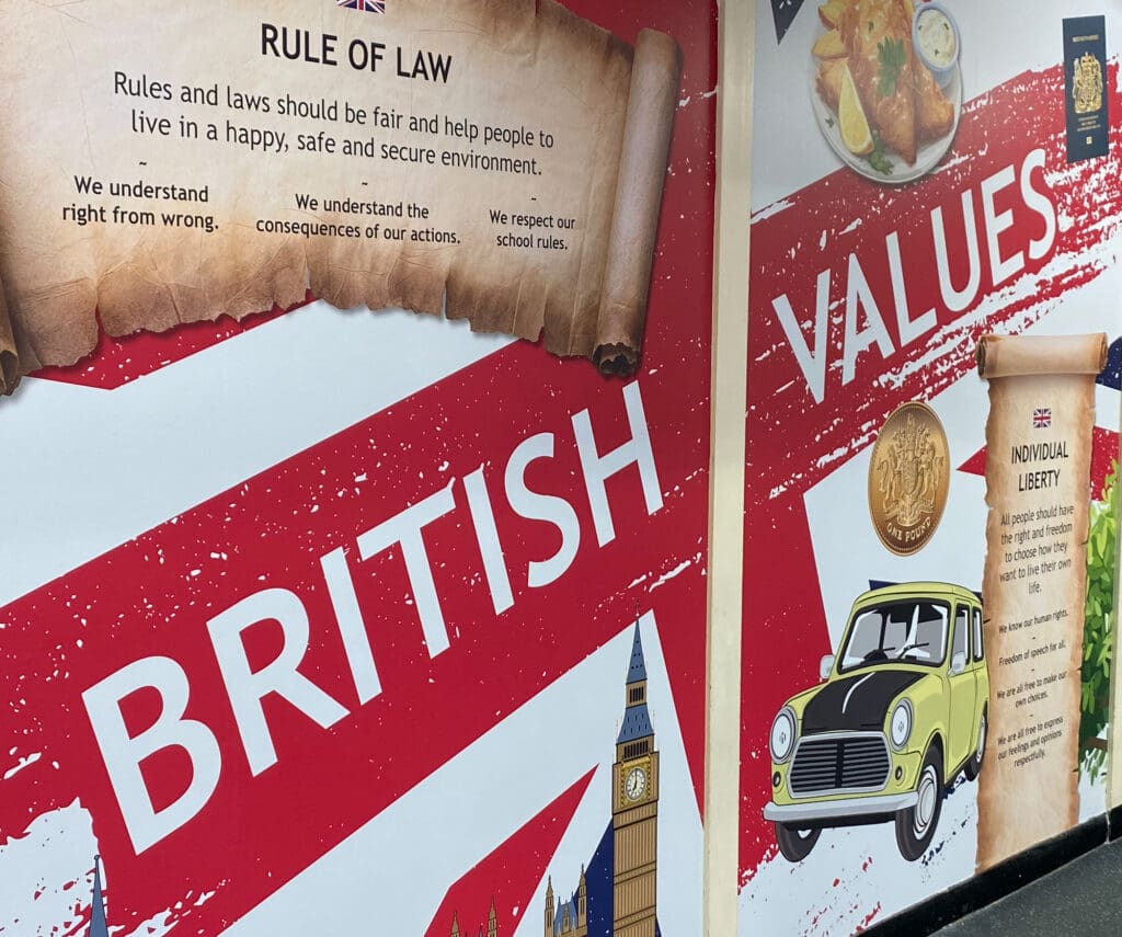 British Values Wall Vinyls for Primary Schools